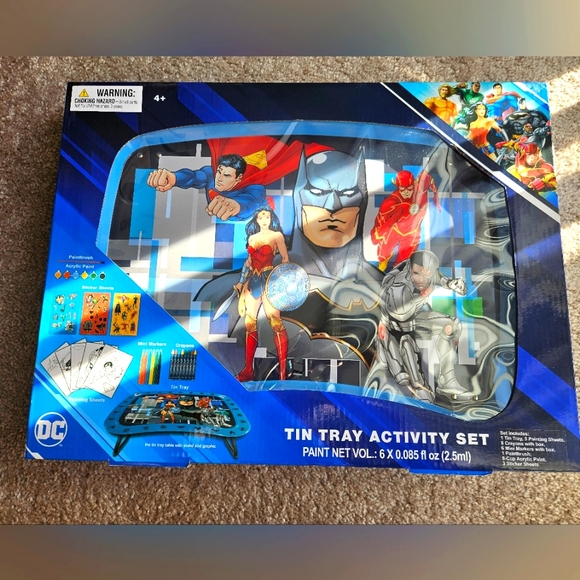 DC Comics | Toys | Dc Comics Kids Tray Activity Art Set | Poshmark